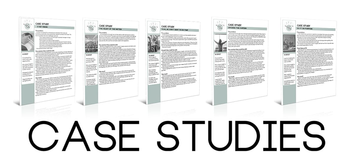 BUSINESS DEVELOPMENT CASE STUDIES